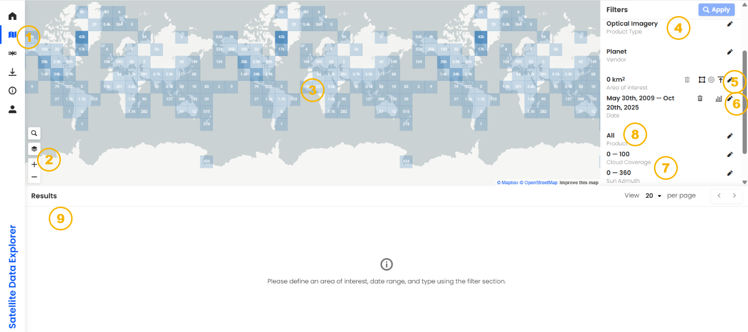 Satellite Data Explorer