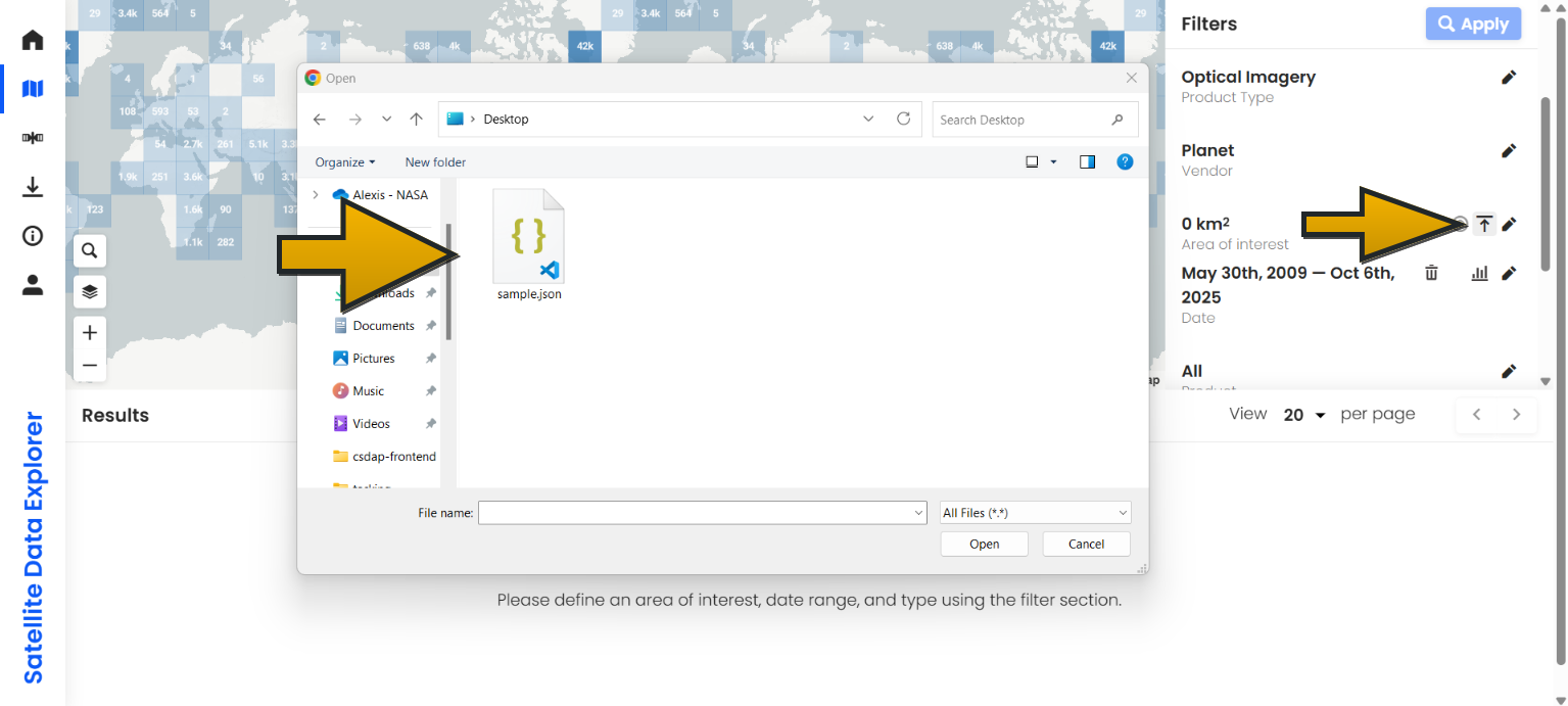 Satellite Data Explorer